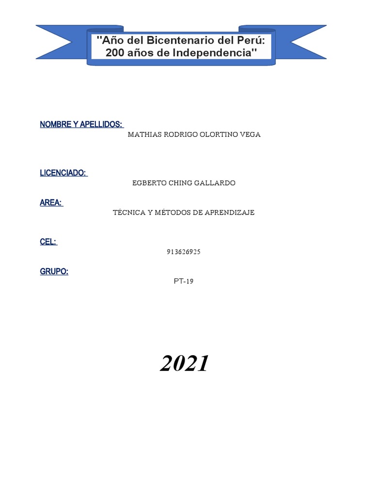 Libro de Trabajo - U 01 - U02 | PDF | Aprendizaje | Cognición