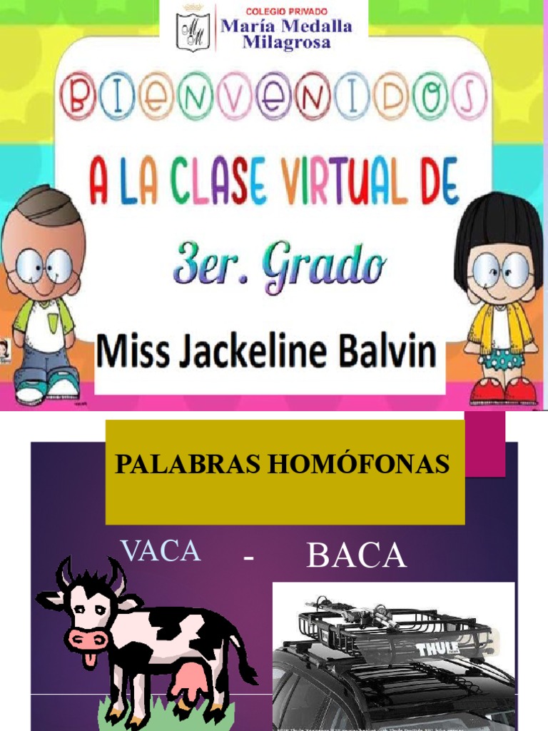Palabras Homófonas | PDF | Artes del Lenguaje y Comunicación