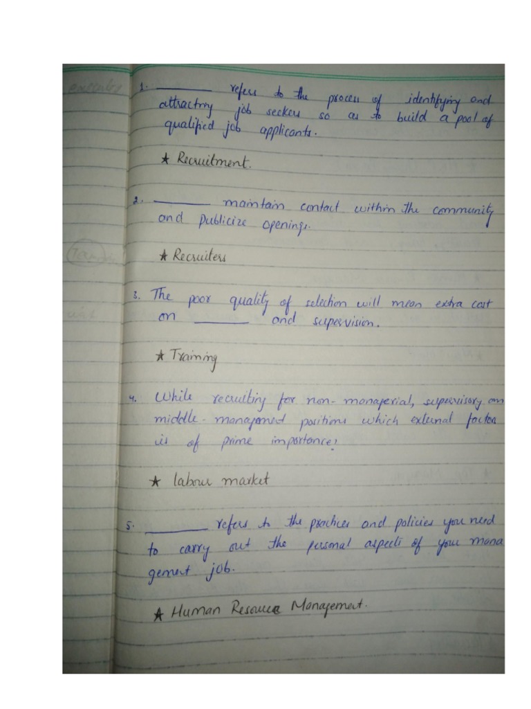 HRM Paper All Mcqs | PDF