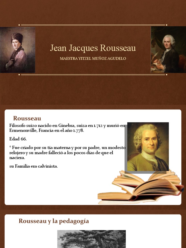 Rousseau: Educación Natural y Filosofía | PDF | Emile, o sobre ...