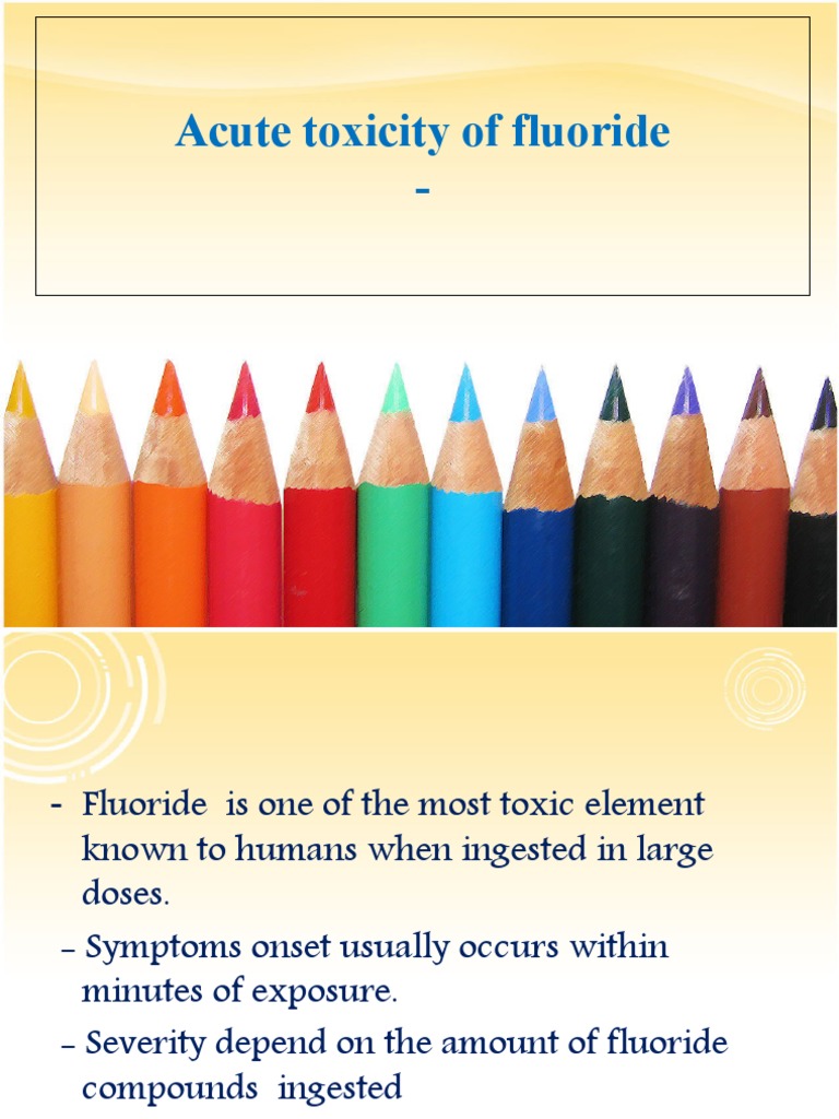 Acute Toxicity | PDF | Fluoride | Magnesium