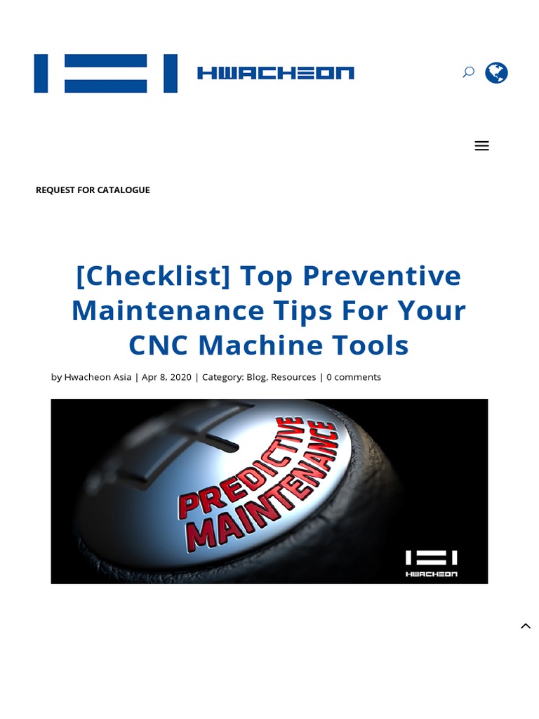 Top Preventive Maintenance Tips For Your CNC Machine Tools - Hwacheon ...