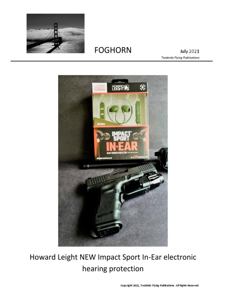 Howard Leight NEW Impact Sport In-Ear Electronic Hearing Protection ...
