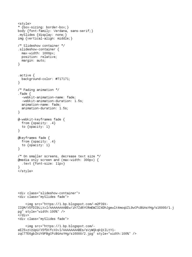 Slideshow Script | PDF