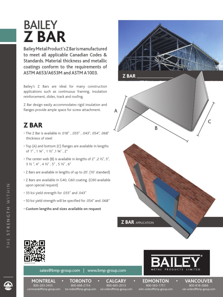 Bailey Z-Bars | PDF | Architectural Design | Architecture