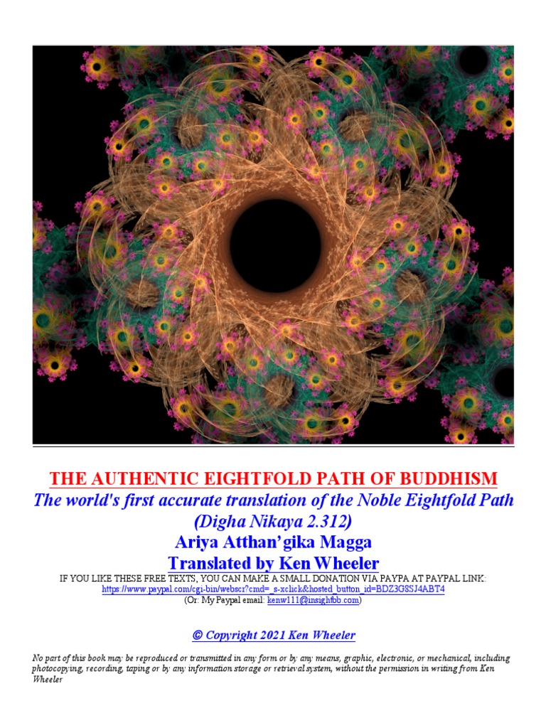 The Authentic Eightfold Path of Buddhism | PDF | Sanskrit ...