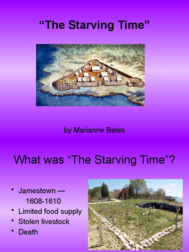 The Starving Time in Jamestown | PDF