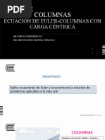 Columnas Excentrica | PDF | Métodos y materiales de enseñanza | Ciencia y matemática