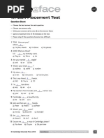 Cambridge Placement Test | PDF | Teaching Methods & Materials | Art