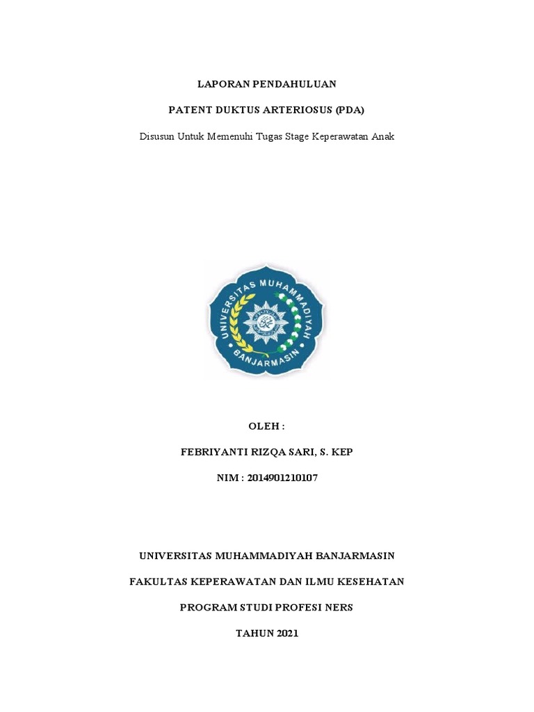 LP Wajib 1 Patent Duktus Arteriosus (Pda) | PDF
