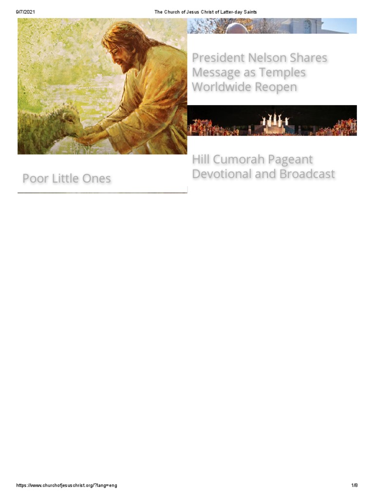 The Church of Jesus Christ of Latter-Day Saints | PDF | The Church Of ...