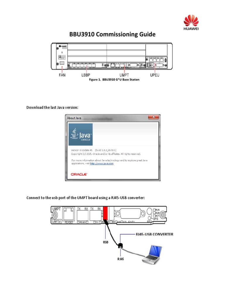 BBU3910 Commissioning Guide NO LMT (UMPT-LMPT) | PDF