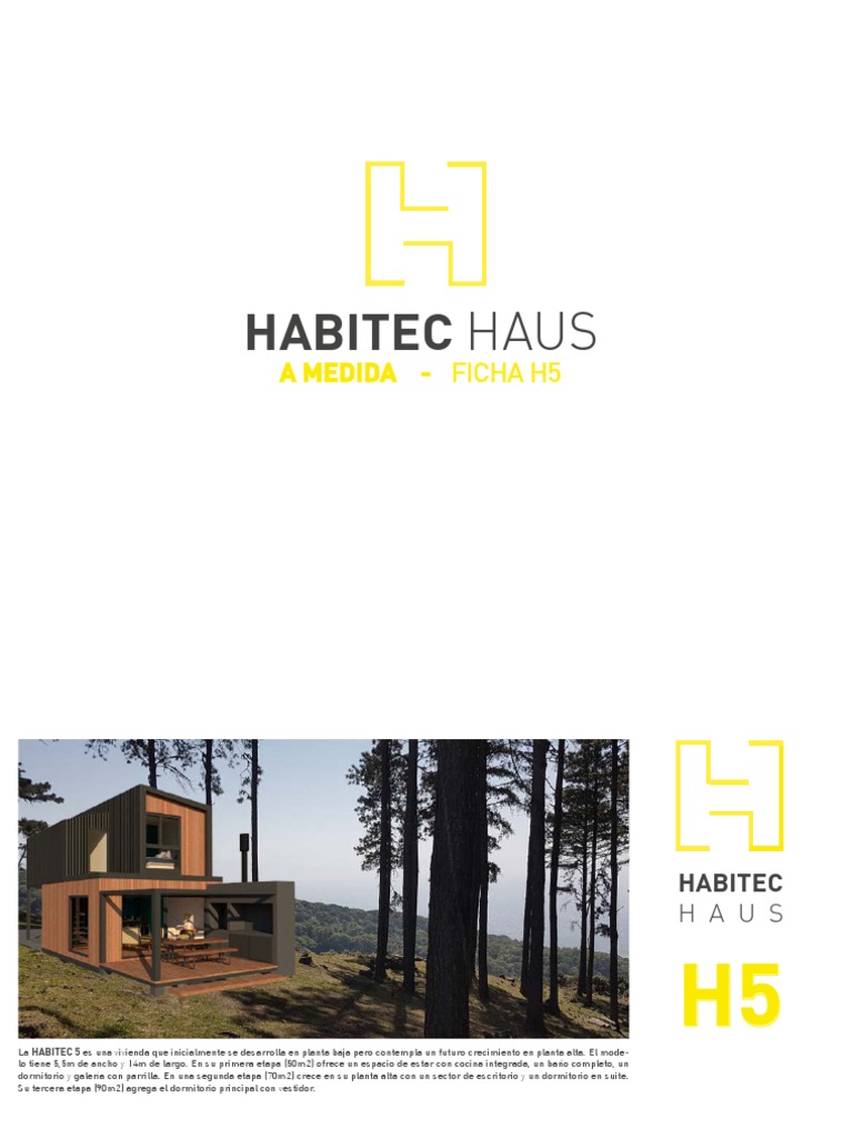 Habitec A MEDIDA Ficha H5 | PDF