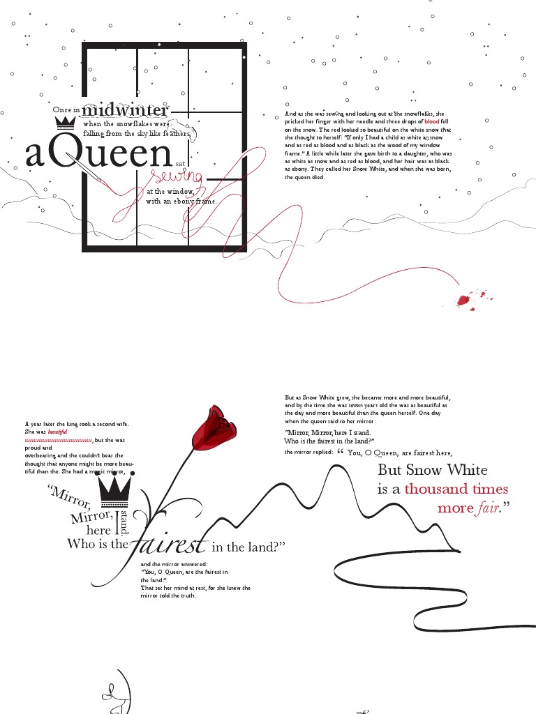 Snow White Book Draft | PDF | Snow White | Grimms' Fairy Tales