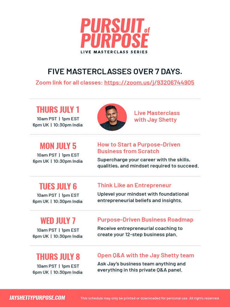 PoP Schedule | PDF | Career & Growth