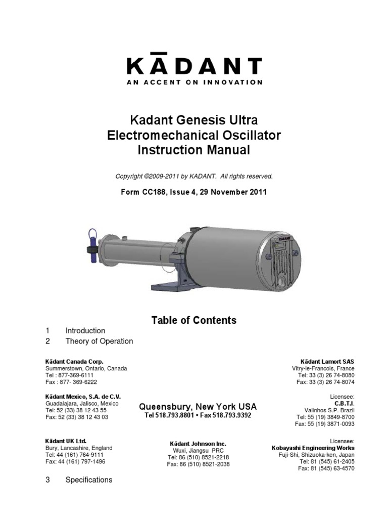 Genesis Manual | PDF | Electric Motor | Device Driver