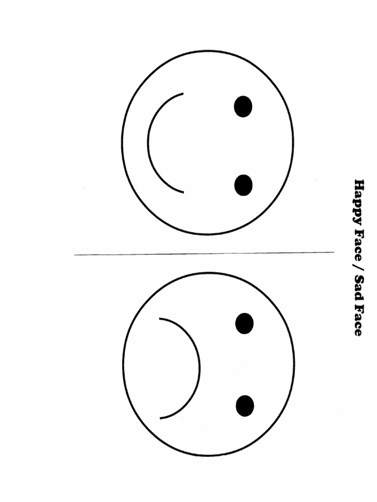 1.happy Face Sad Face | PDF