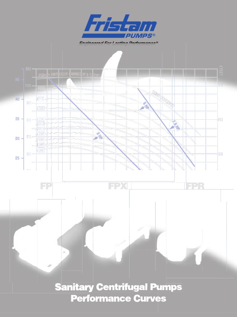 Curvas de Fristam FP FPX FPR | PDF | Pump | Continuum Mechanics