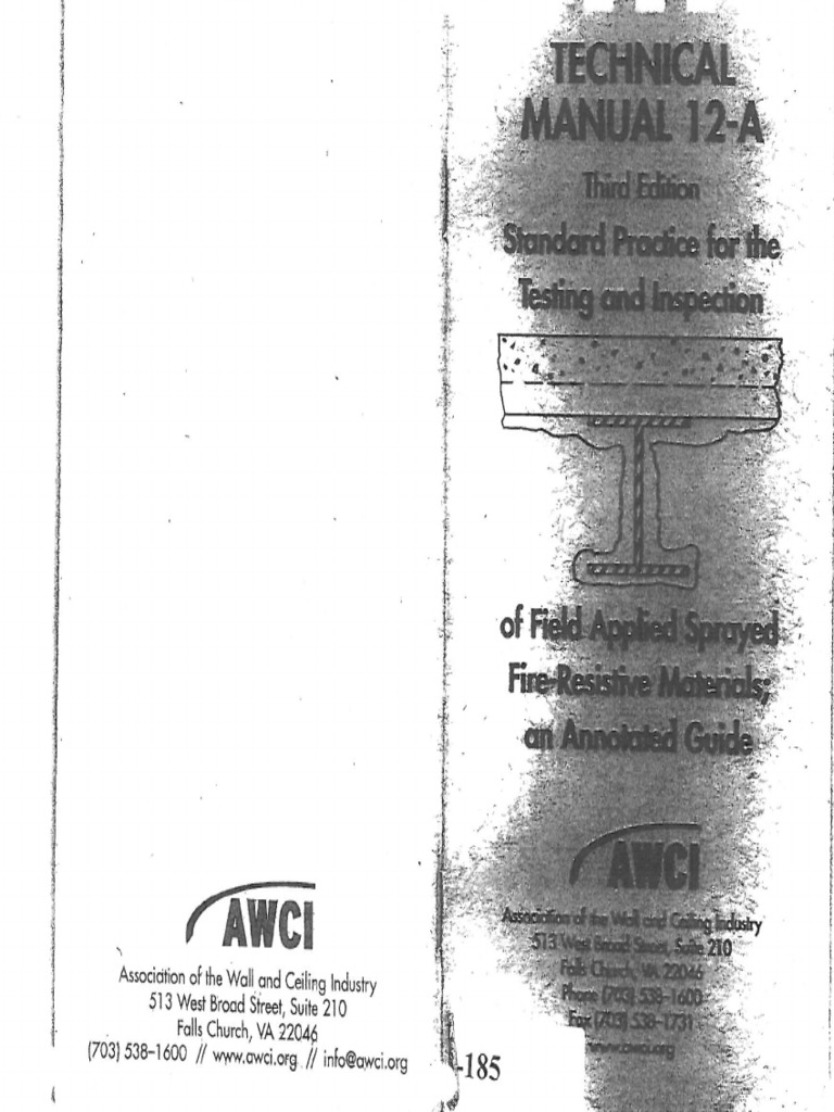 Tech Manual 12-A and 12-b Fire Proofing Exam | PDF