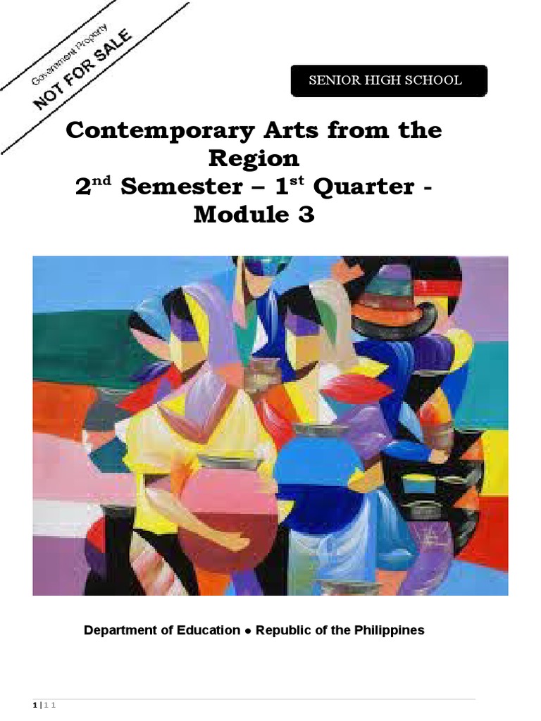 Contemporary Arts From The Region 2 Semester - 1 Quarter - : ND ST ...