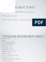 Blake Snyder Beat Sheet Overview | PDF | Plot (Narrative) | Leisure