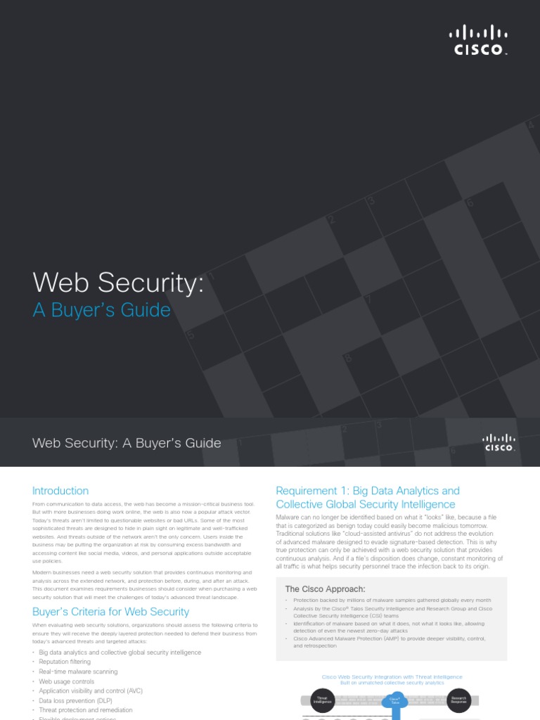 Buyers Guide Web Security | PDF | Malware | World Wide Web