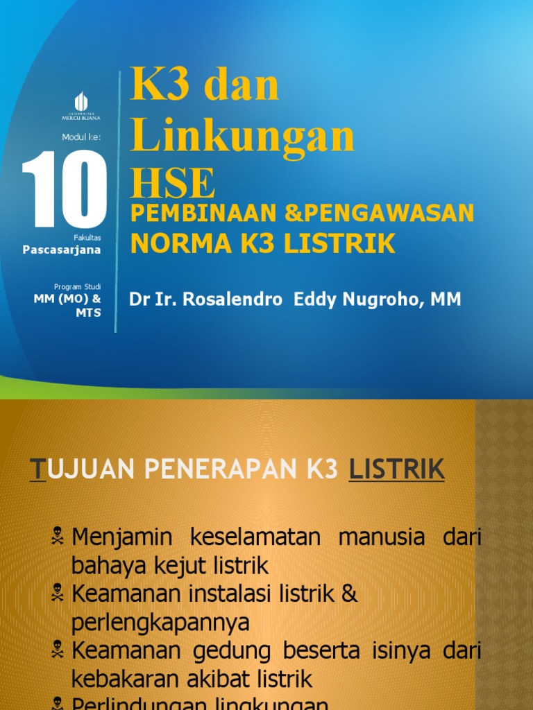 Obe Umb Modul k3 Listrik | PDF