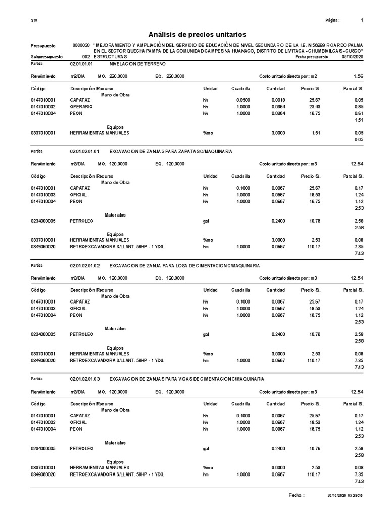 Acu Estructuras. | PDF | Material compuesto | Microeconomía