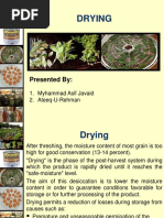 Seed Drying Principles and Types of Dryers | PDF | Seed | Humidity
