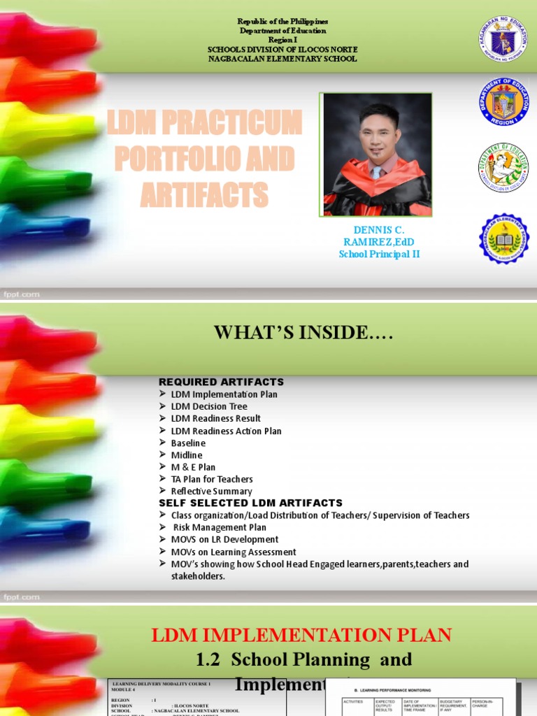 LDM Practicum Portfolio and Artifacts | PDF | Teachers | Emergency Management