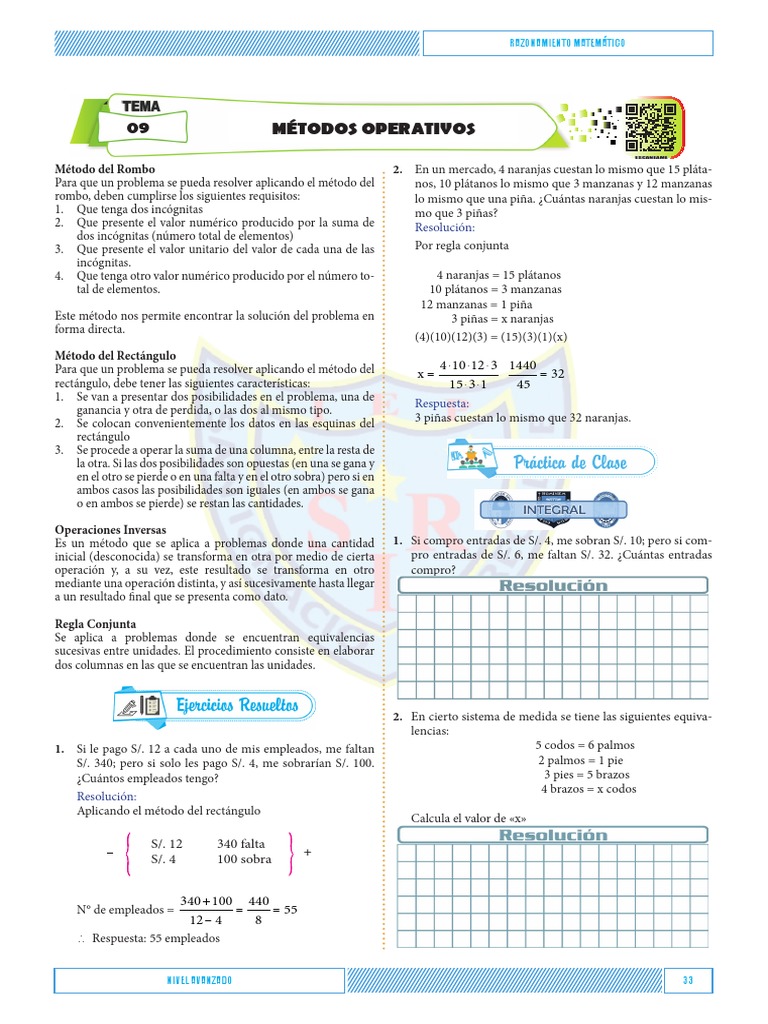 Tarea Domiciliaria 10 RM - 6to Primaria - Metodos Operativos | PDF | Números | Matemática Elemental