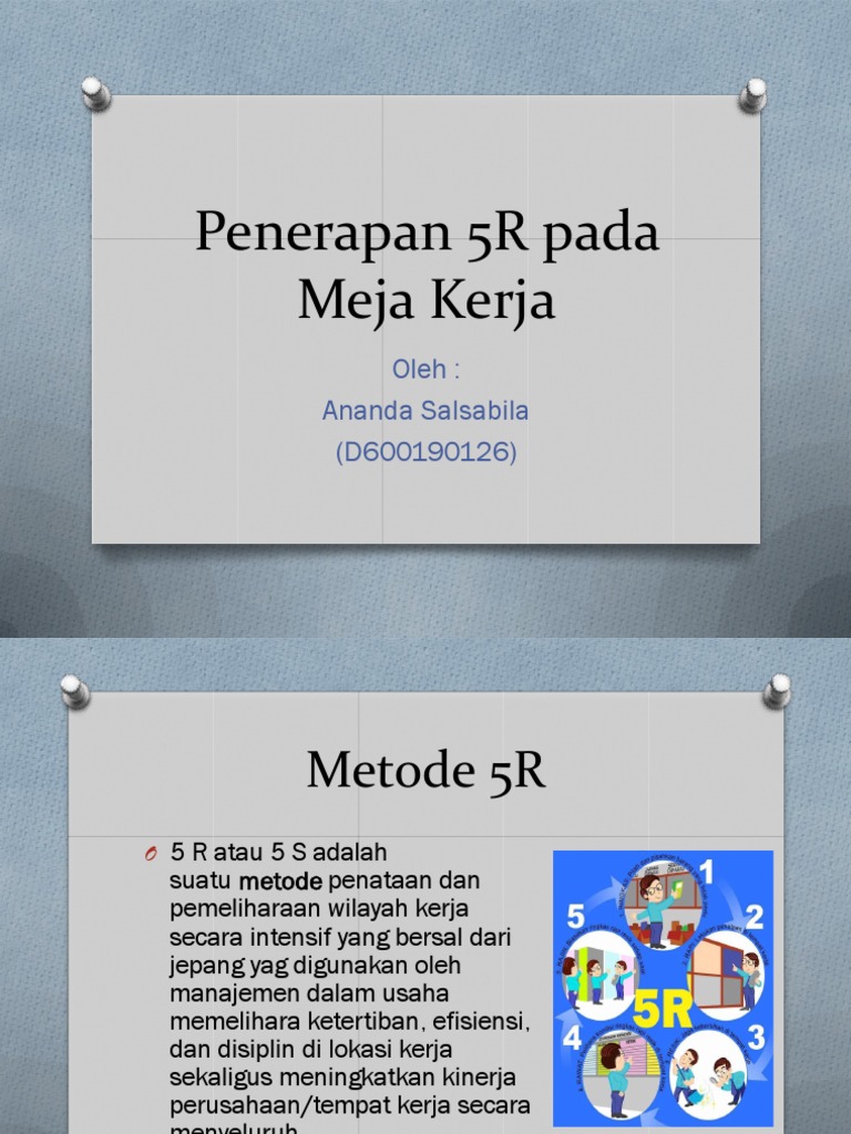 Penerapan 5R Pada Meja Kerja | PDF