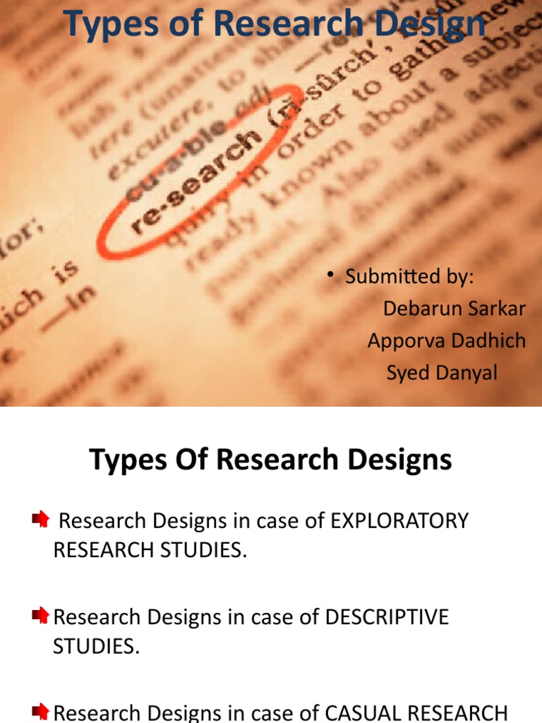 Types of Research Designs Explained | PDF | Scientific Method | Methodology