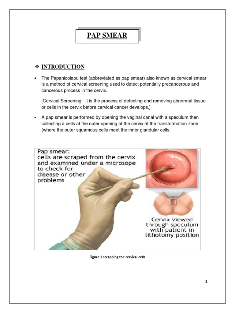 Pap Smear: Introduction | PDF | Cytopathology | Causes Of Death