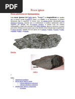 Genesis de Las Rocas | PDF | Roca (geología) | Roca ígnea
