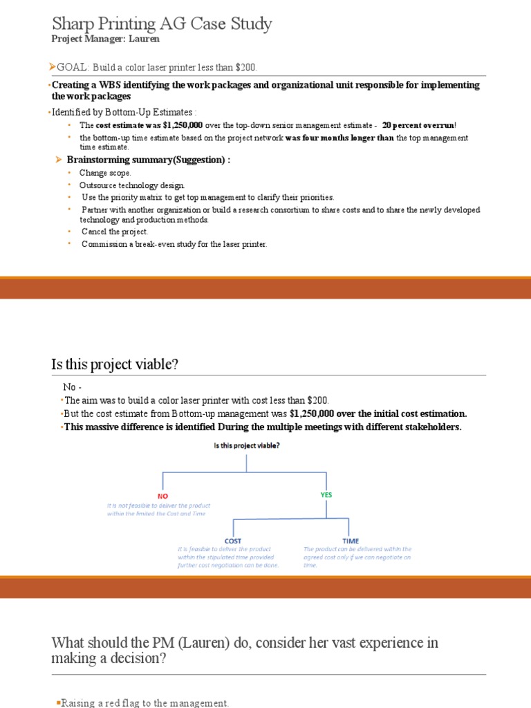Case Study4 - The Sharp Printing AG | PDF | Economies | Business