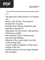 Iot Based Solar Power Monitoring System Using Esp8266 | PDF