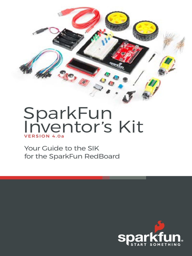 SparkFun Inventors Kit Guide V4.0a-1372082 | PDF | Arduino | Light Emitting Diode