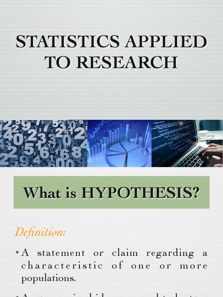 Understanding Hypothesis in Statistics | PDF | Statistical Hypothesis ...