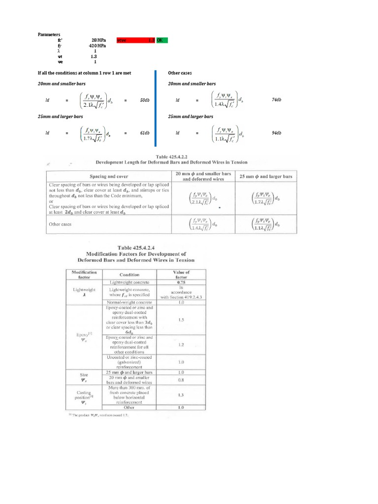 Development Length Calculator | PDF | Applied And Interdisciplinary ...