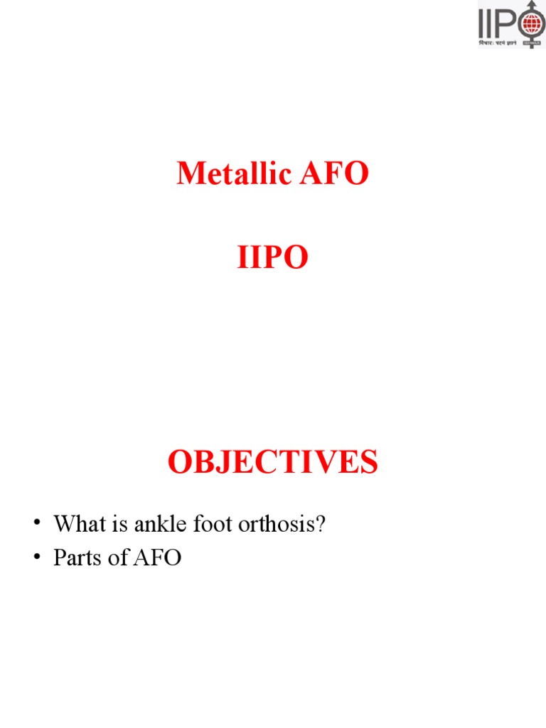 Conventional AFO | PDF