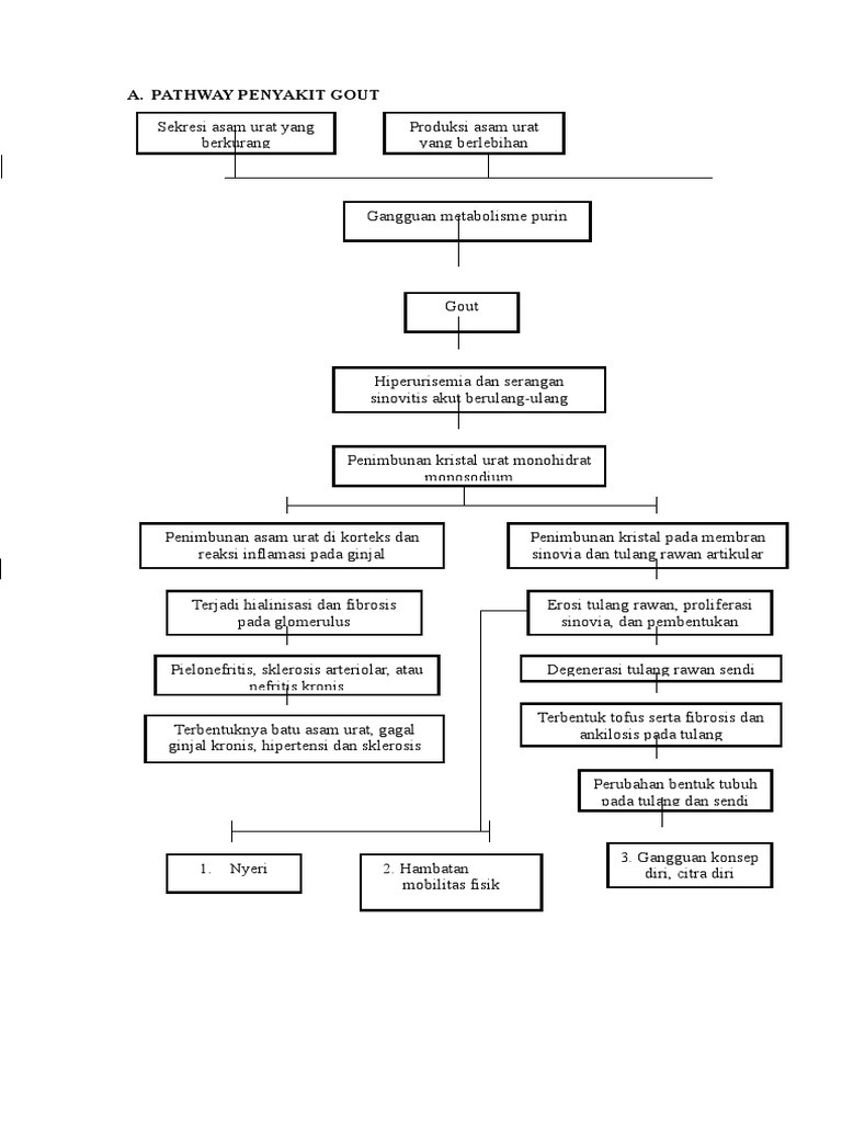 Pathway Penyakit Gout | PDF