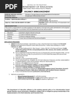DepEd Administrative Assistant II Job Description | PDF