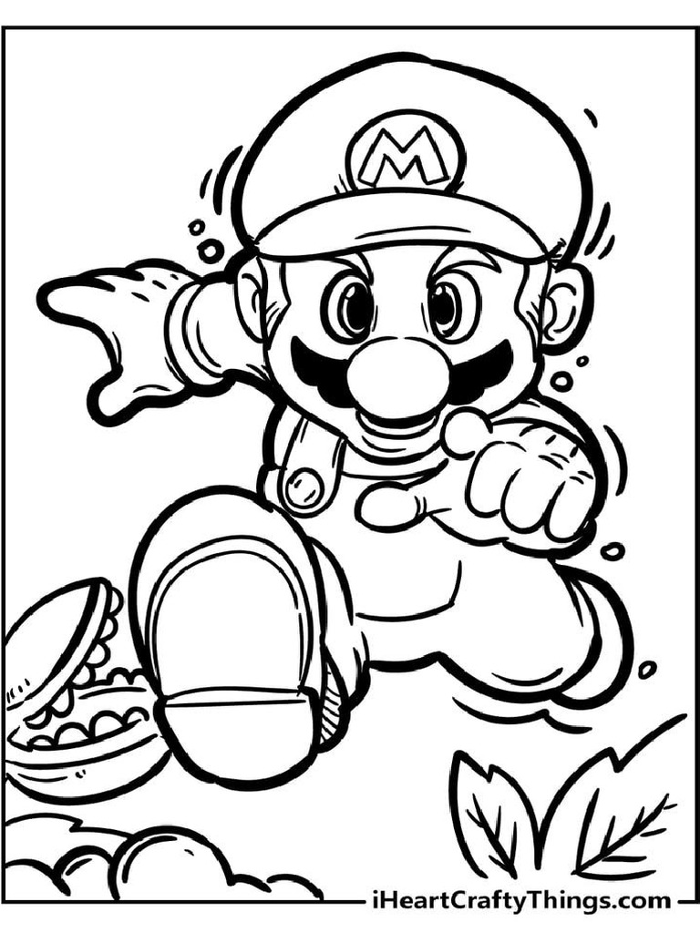 Mario Coloring Pages | PDF
