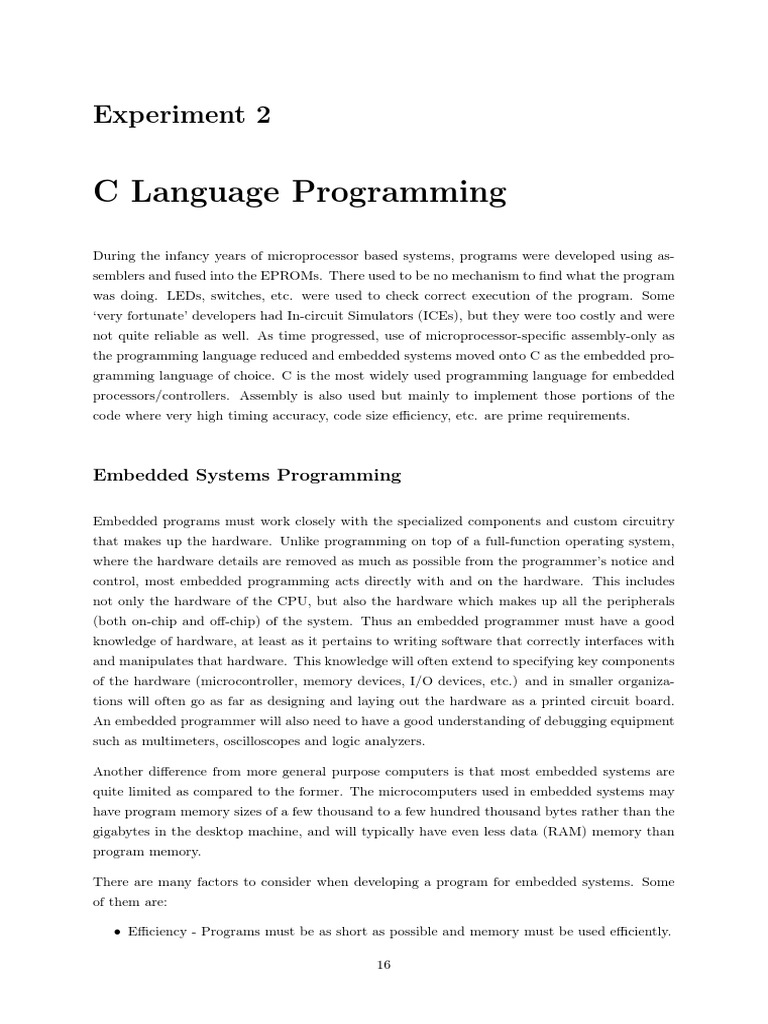 02 Overview of C Programming Language | PDF | Parameter (Computer ...