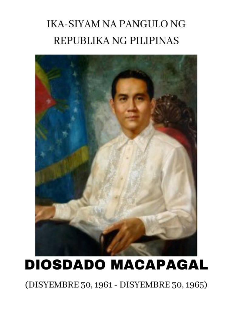 Diosdado Macapagal Act. | PDF