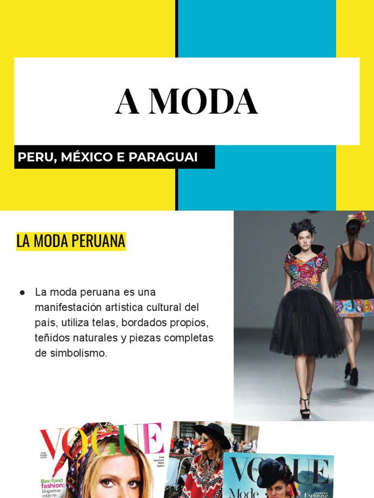 Moda Peruana: Cultura y Sostenibilidad | PDF | Ropa | Moda