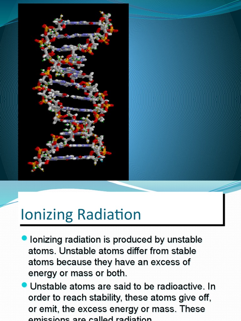 Ionising Radiation | PDF | Ionizing Radiation | Radioactive Decay