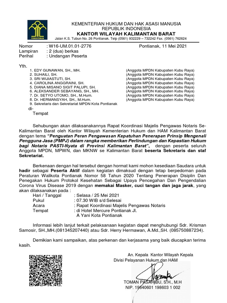 Undangan MPDN KKR | PDF