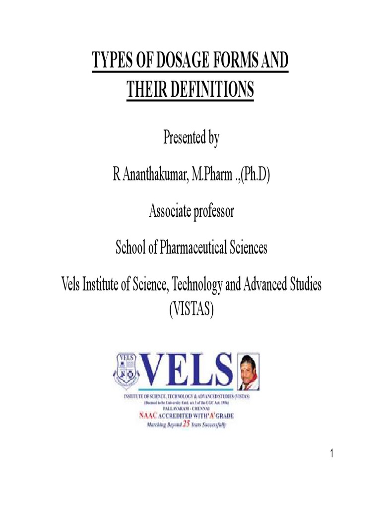 Itm Dosage Forms | PDF | Topical Medication | Tablet (Pharmacy)